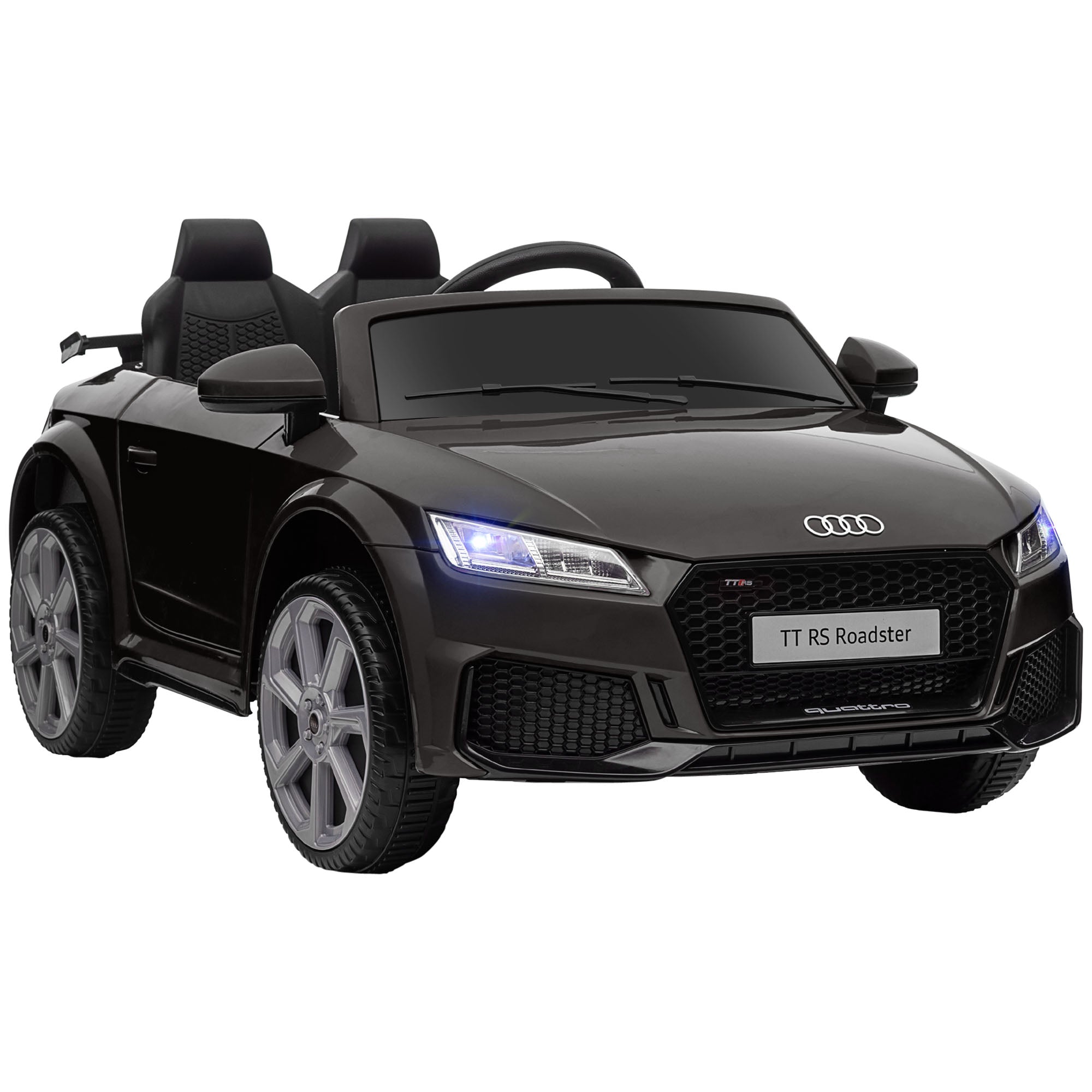 HOMCOM Kids Licensed Audi TT Ride-On Car 12V Battery w/ Remote Suspens ...
